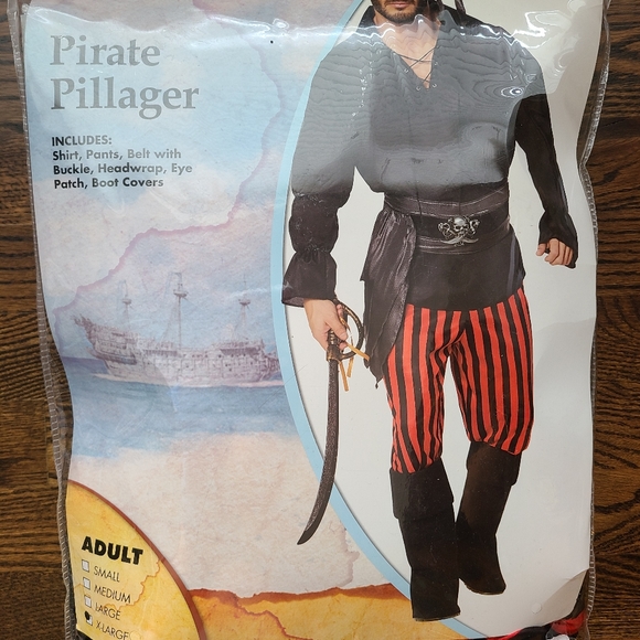 Spirit | Other | Spirit Halloween Pirate Pillager Cosplay Costume New ...